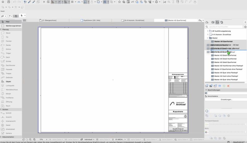 Archicad - Ausschnitte und Layouts schnell und einfach kopieren ...